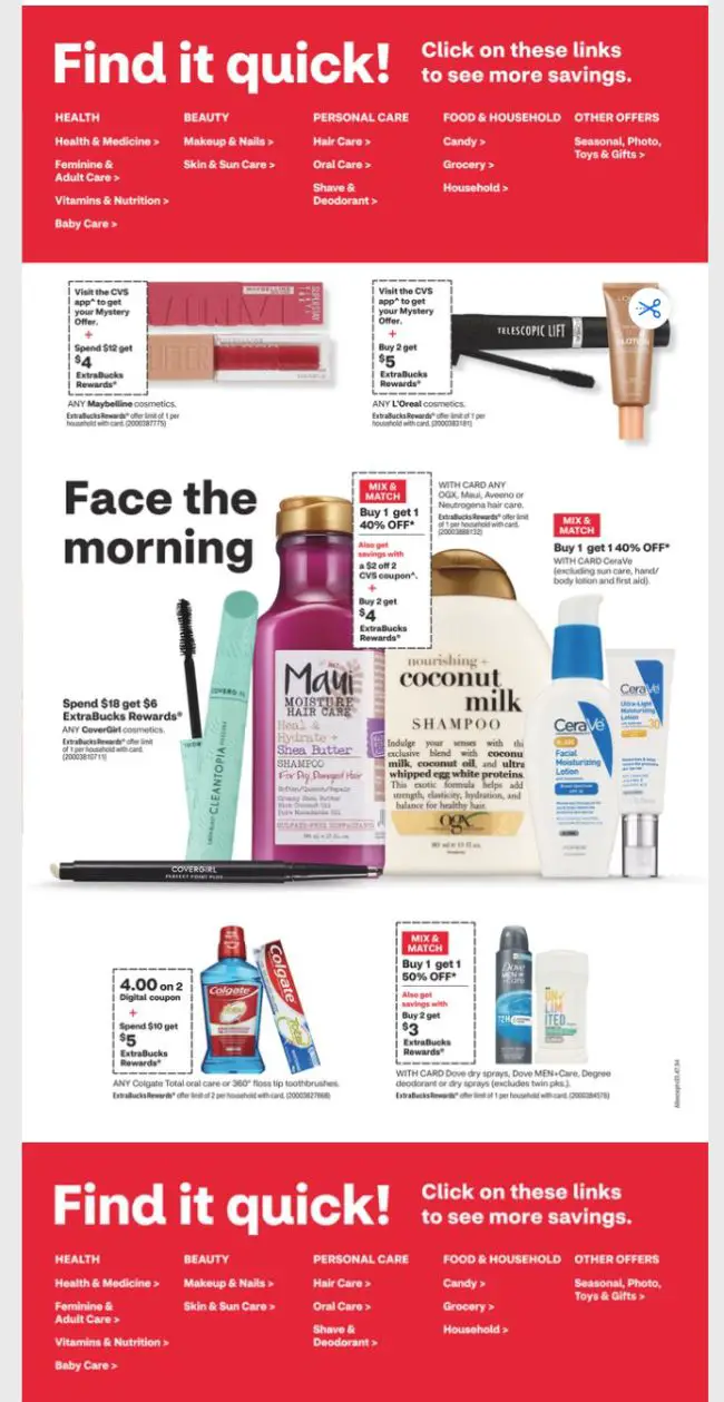 CVS Weekly Ad Circular For This Week and Next Week