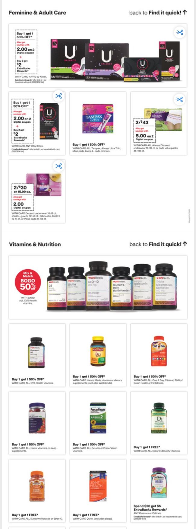 CVS Weekly Ad Circular For This Week and Next Week