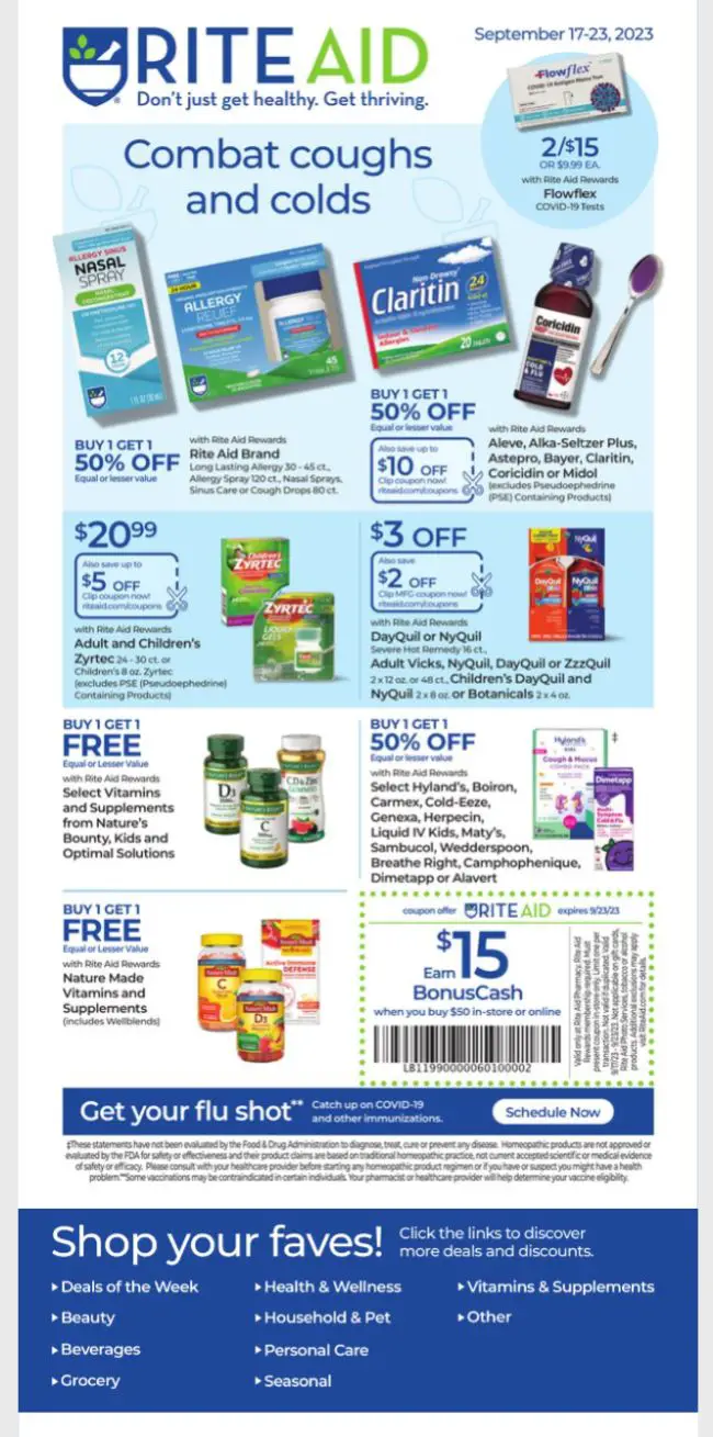 Rite Aid Ad for This Week & Next Week