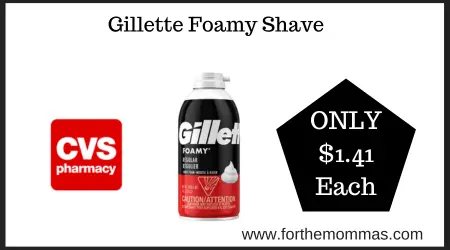 Extrabucks Deal at CVS on Gillette Foamy Shave