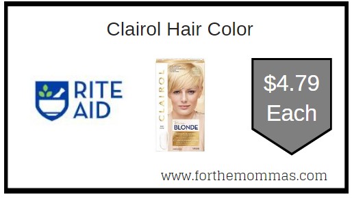 Coupon Deal at Rite Aid on Clairol Hair Color