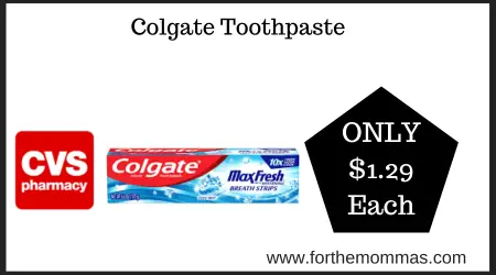 Coupon and Extrabucks Deal at CVS on Colgate Toothpaste