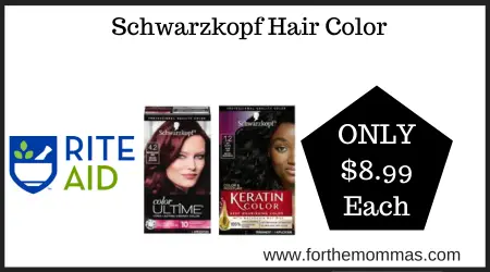 BonusCash Deal at Rite Aid on Schwarzkopf Hair Color