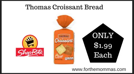 Digital Coupon Deal On Thomas' Croissant Bread At ShopRite