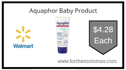 Coupon Deal at Walmart on Aquaphor Baby Product