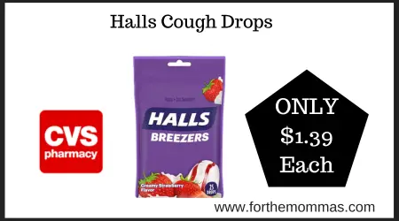 Extrabucks Deal at CVS on Halls Cough Drops