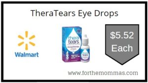 Coupon Deal at Walmart on TheraTears Eye Drops
