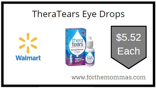 Coupon Deal at Walmart on TheraTears Eye Drops