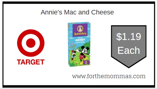 Target Circle Offer on Annie's Mac and Cheese