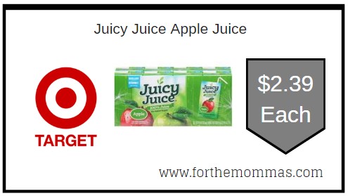 Target Circle Offer on Juicy Juice Apple Juice