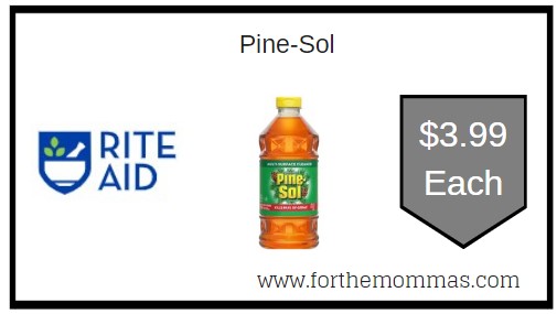BonusCash Deal at Rite Aid on Pine-Sol