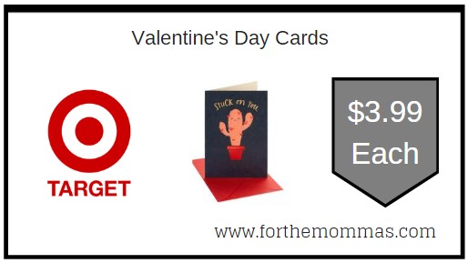 Target Circle Offer on Valentine's Day Cards