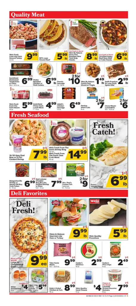 Weis Markets Weekly Flyer (1/25- 1/31) Circular, Natural & Organic & Ad ...