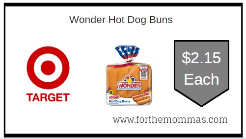 Target Circle Offer on Wonder Hot Dog Buns