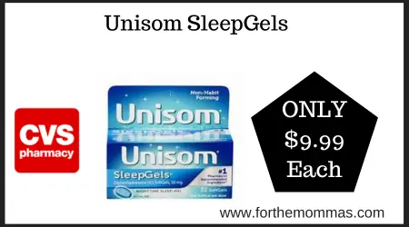 Coupon and Extrabucks Deal at CVS on Unisom SleepGels