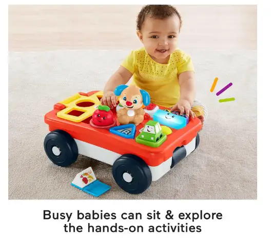 Amazon: Fisher-Price Pull & Play Learning Wagon Toy $22.85 (Reg $45)
