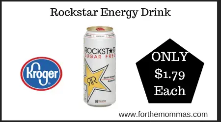 Digital Coupon Deal at Kroger on Rockstar Energy Drink