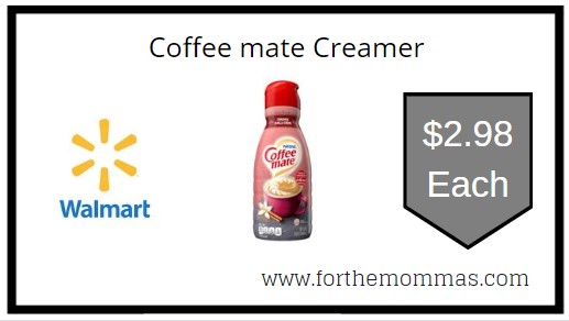 Coupon Deal at Walmart on Coffee mate Creamer