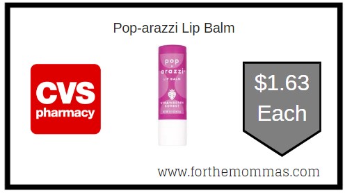 Extrabucks Offer at CVS on Pop-arazzi Lip Balm