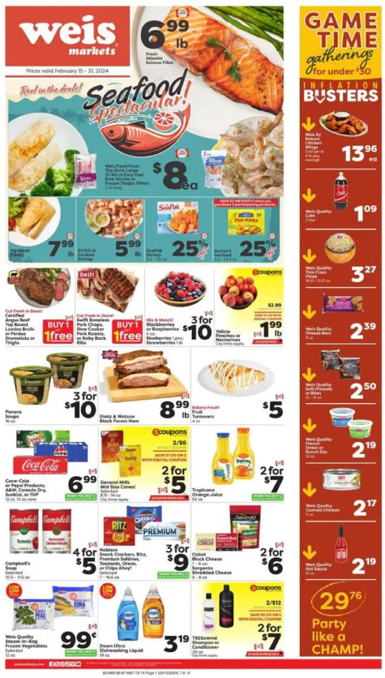 Weis Markets Weekly Flyer (2/15- 2/21) Circular, Natural & Organic & Ad ...