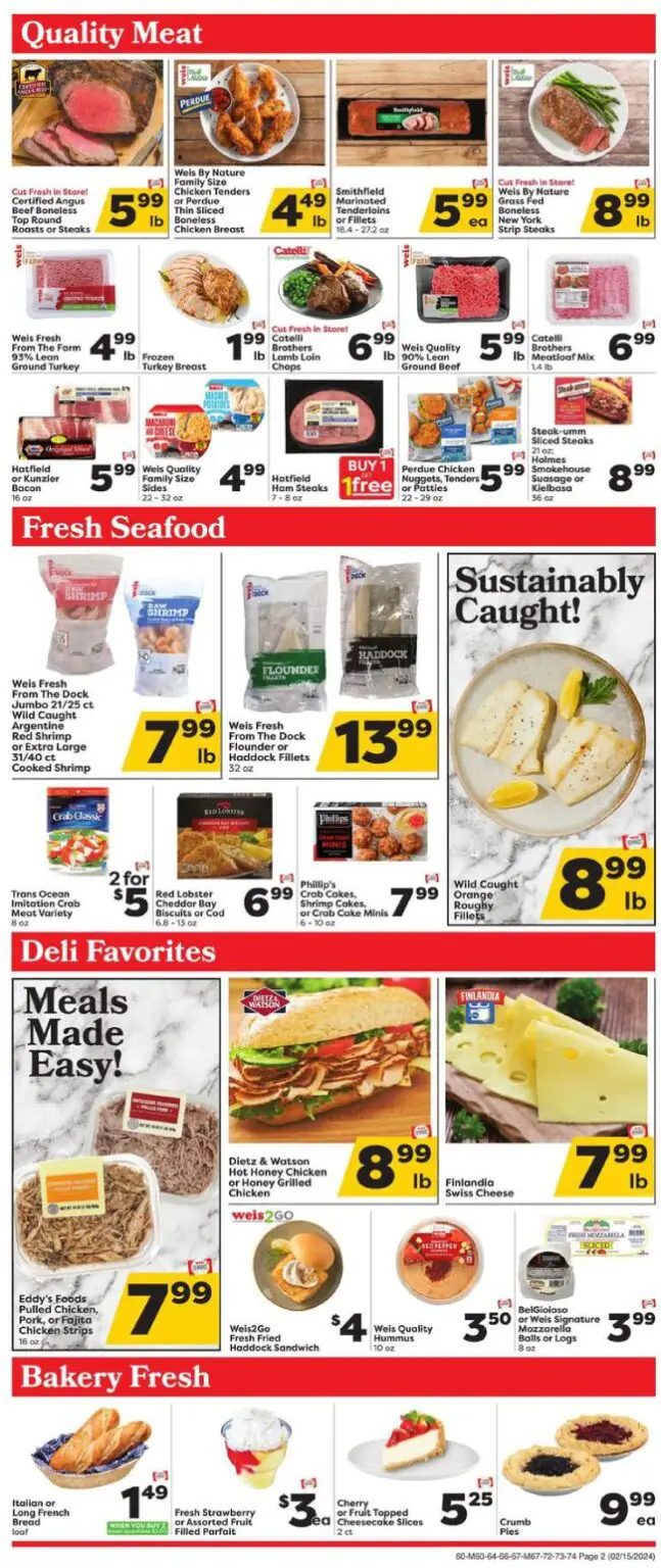 Weis Markets Weekly Flyer (2/15- 2/21) Circular, Natural & Organic & Ad ...