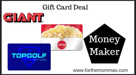 Gift Card Moneymaker Deal at Giant