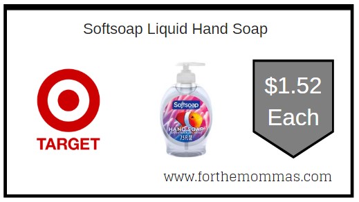 Target Circle Offer on Softsoap Liquid Hand Soap