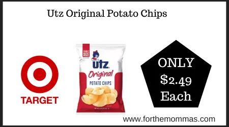 Target Circle Offer on Utz Original Potato Chips
