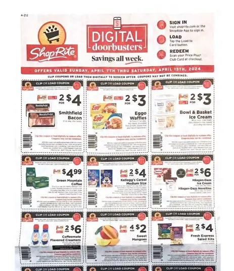 ShopRite Circular for This Week and Next Week