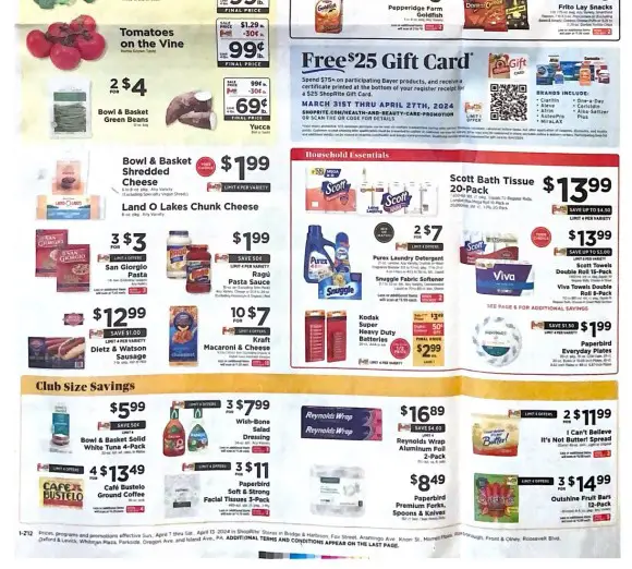 ShopRite Circular for This Week and Next Week