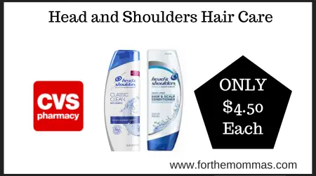 Coupon Deal at CVS on Head and Shoulders Hair Care