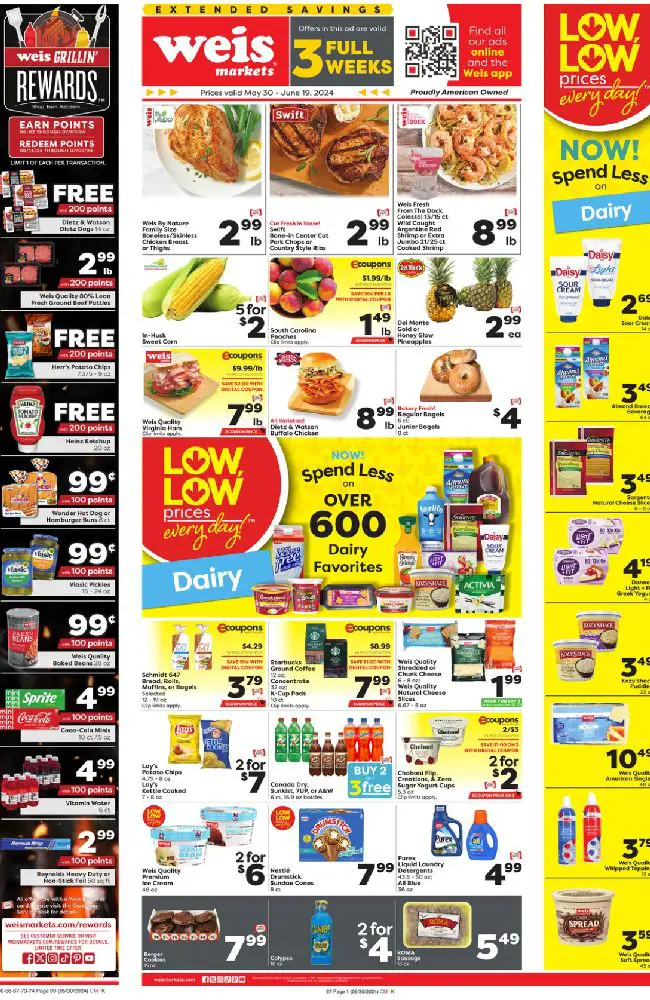 Weis Markets Weekly Flyer (5/30 - 6/19) Circular, Natural & Organic ...