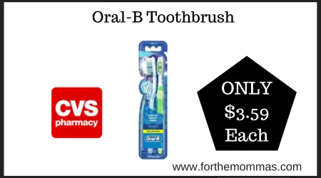 Extrabucks Offer at CVS on Oral-B Toothbrush