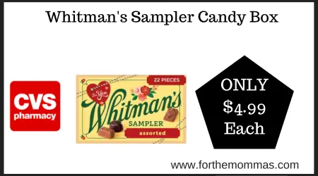 Extrabucks Offer at CVS on Whitman's Sampler Candy Box