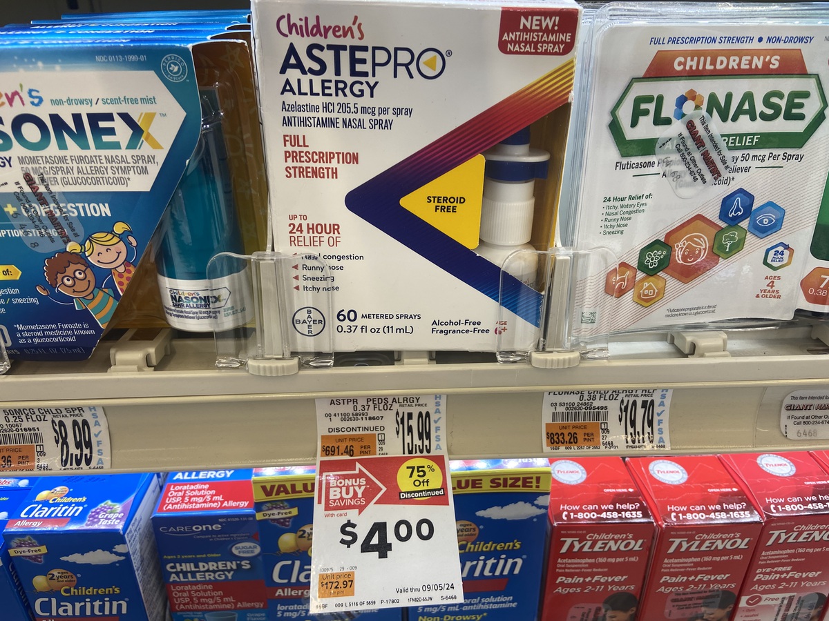 FREE Children’s Astepro Allergy Nasal Spray at Giant