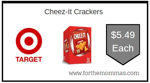 Target Circle Offer on Cheez-It Crackers
