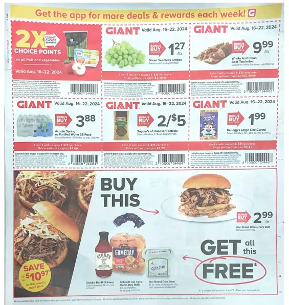 Giant Weekly Ad For This Week (8/16/24 - 8/22/24)