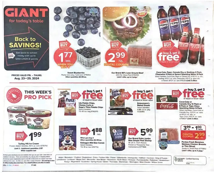 Giant Weekly Ad For This Week (8/23/24 - 8/29/24)