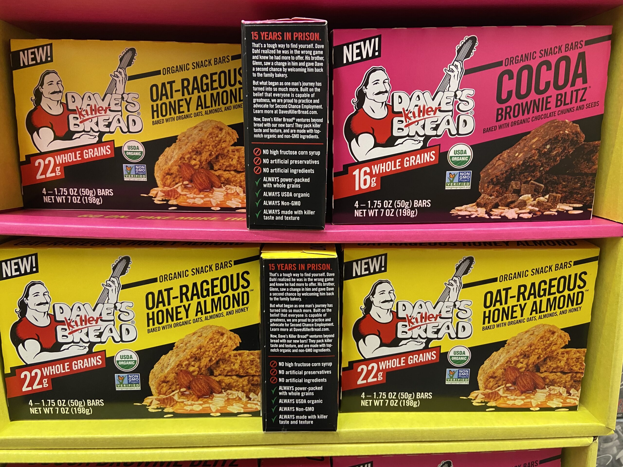 FREE Dave’s Killer Bread Organic Snack Bars at ShopRite