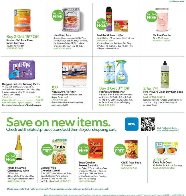 Latest Publix Weekly Ad (9/5/24 - 9/11/24)