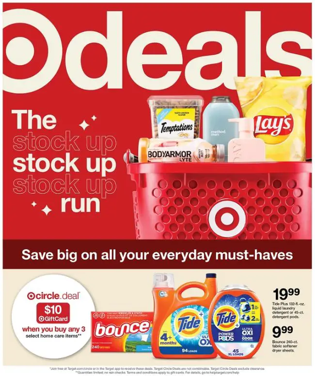 Target Weekly Ad For This Week and Next Week