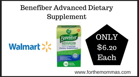 Coupon Deal at Walmart on Benefiber Advanced Dietary Supplement