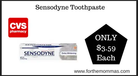Coupon & Extrabucks Deal at CVS on Sensodyne Toothpaste