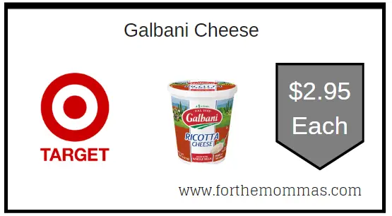 Target Circle Offer on Galbani Cheese