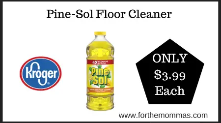 Digital Coupon Deal at Kroger on Pine-Sol Floor Cleaner