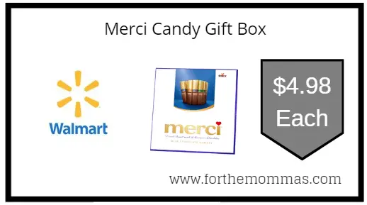 Coupon Deal at Walmart on Merci Candy Gift Box