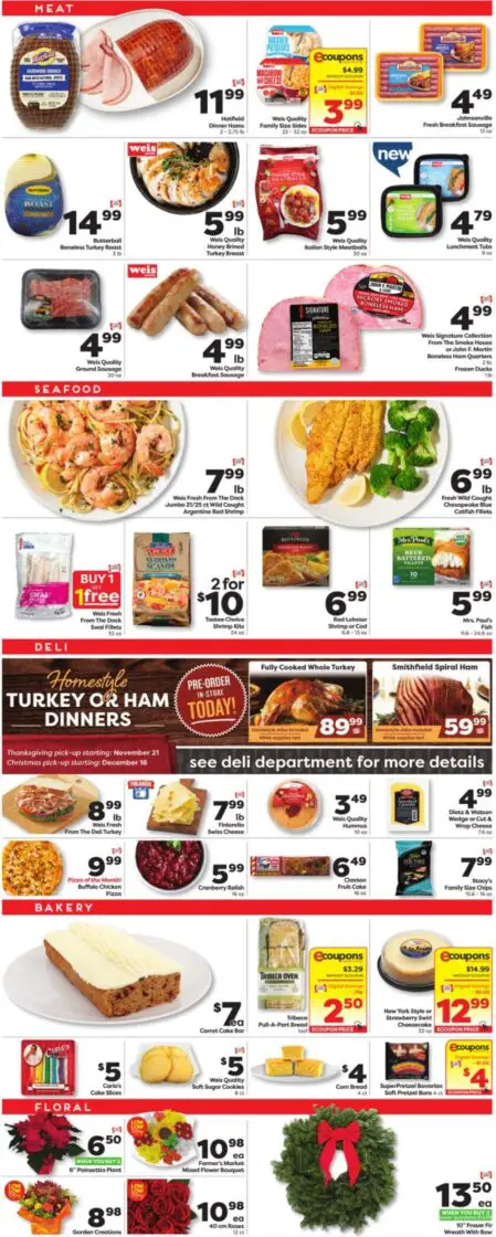 Weis Markets Weekly Flyer (12/12/24- 12/18/24) Circular, Natural ...