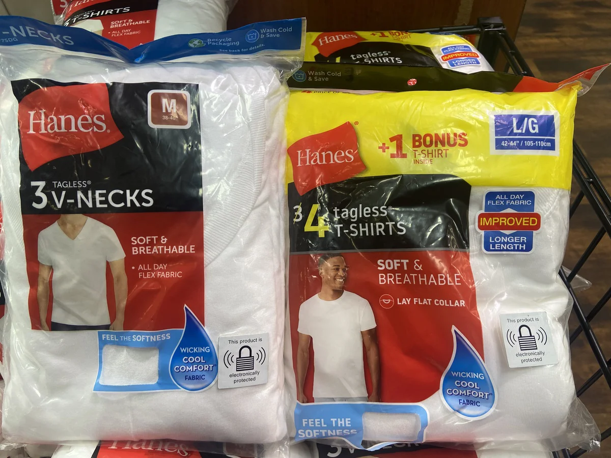 Hanes Men's T-Shirts 3 Or 4 Pack JUST $5.99 Each at ShopRite