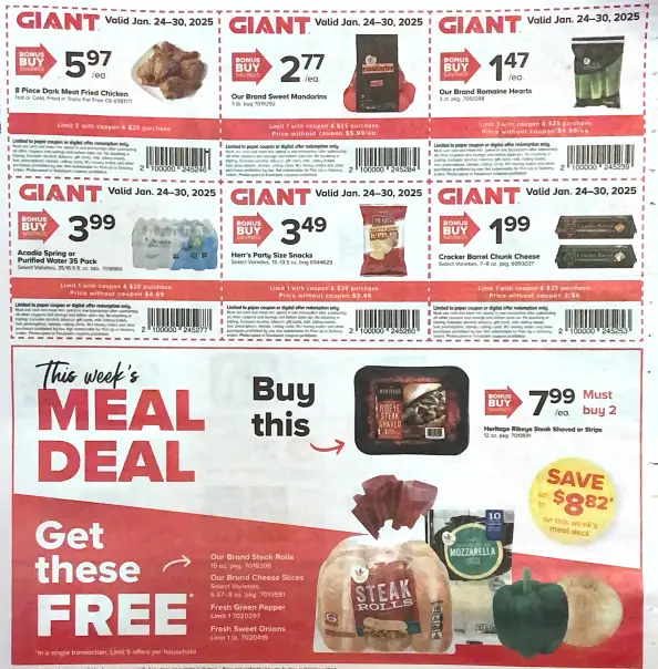 Giant Weekly Ad For This Week (1/24/25 - 1/30/25)