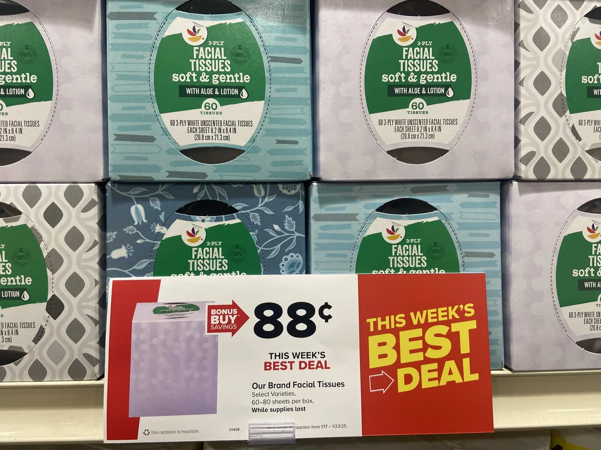 Giant Brand Facial Tissues JUST $0.88 Each at Giant